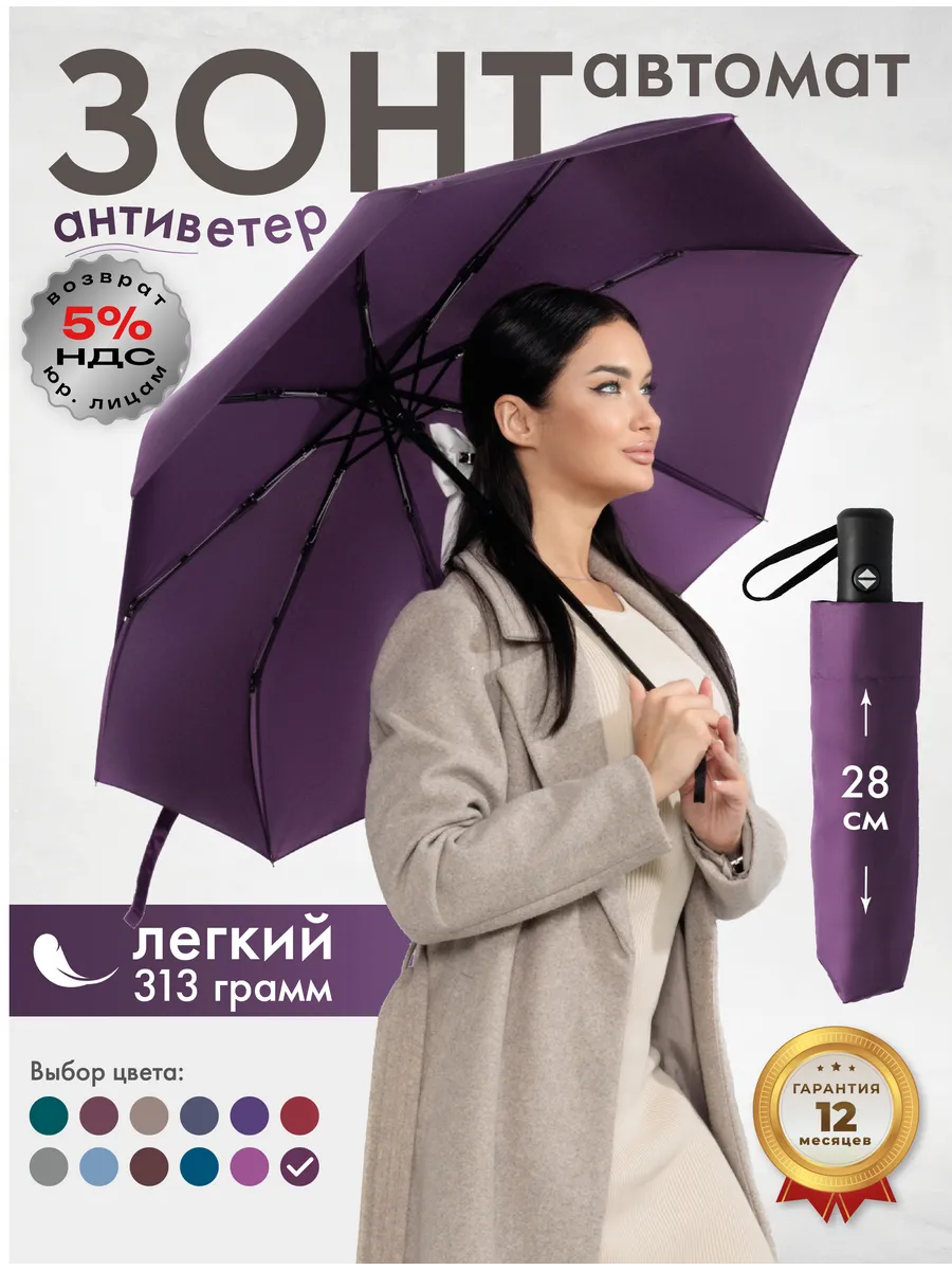 Rain-Brella Зонт автомат легкий антиветер